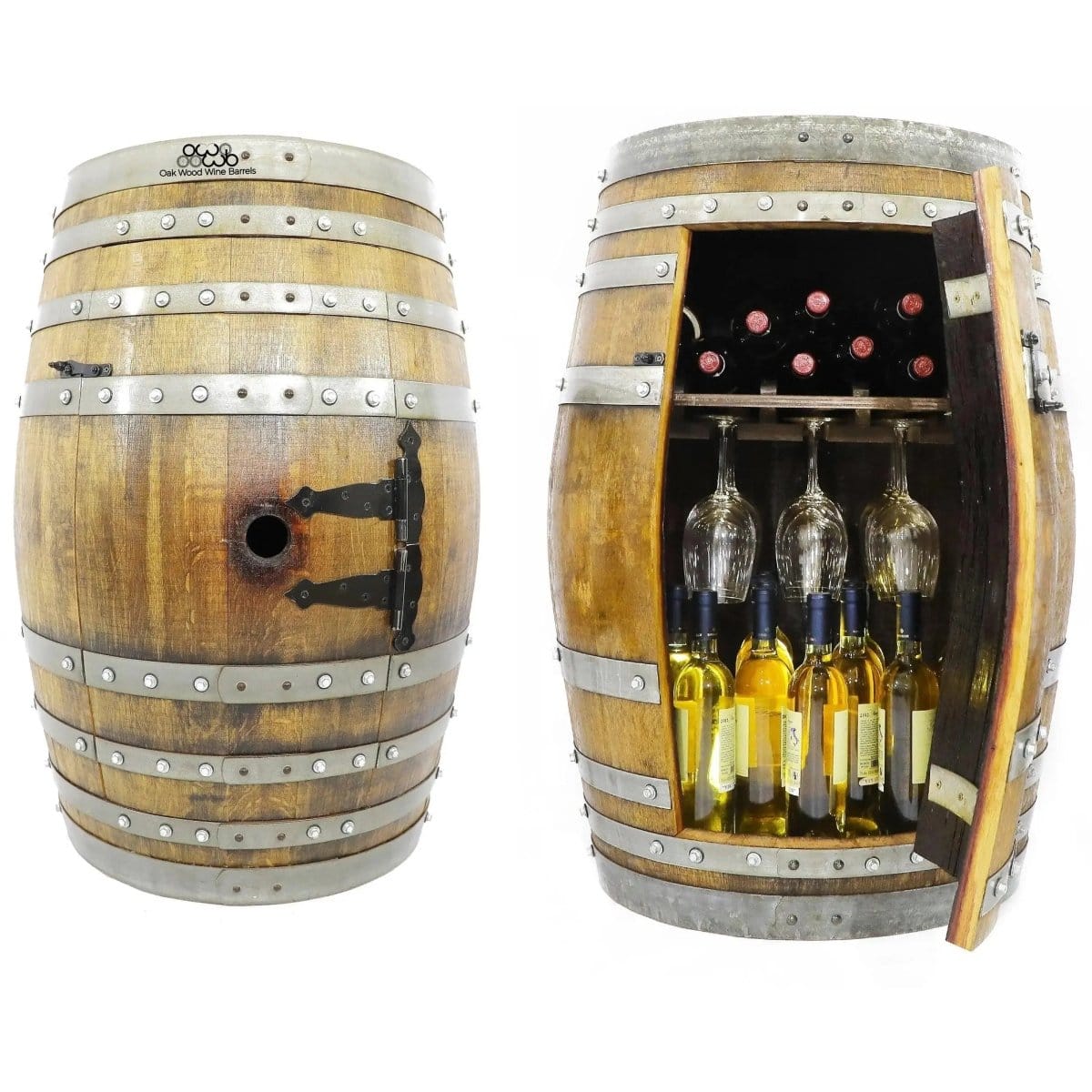 Wine Barrel Cabinet for man cave furniture – Bro Dreams